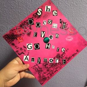 Mean Girls | Accessories | Mean Girls Quote Graduation Cap Topper ...